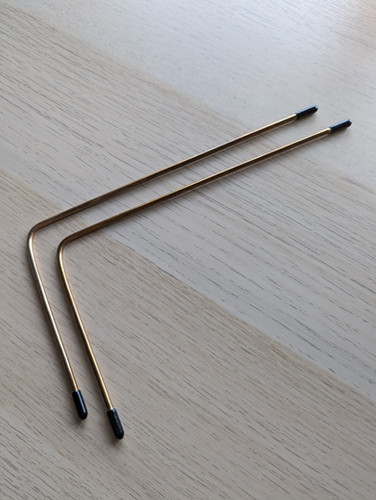 Bespoke Handmade Bronze Dowsing Rods for Divination by Jane Taylor ...