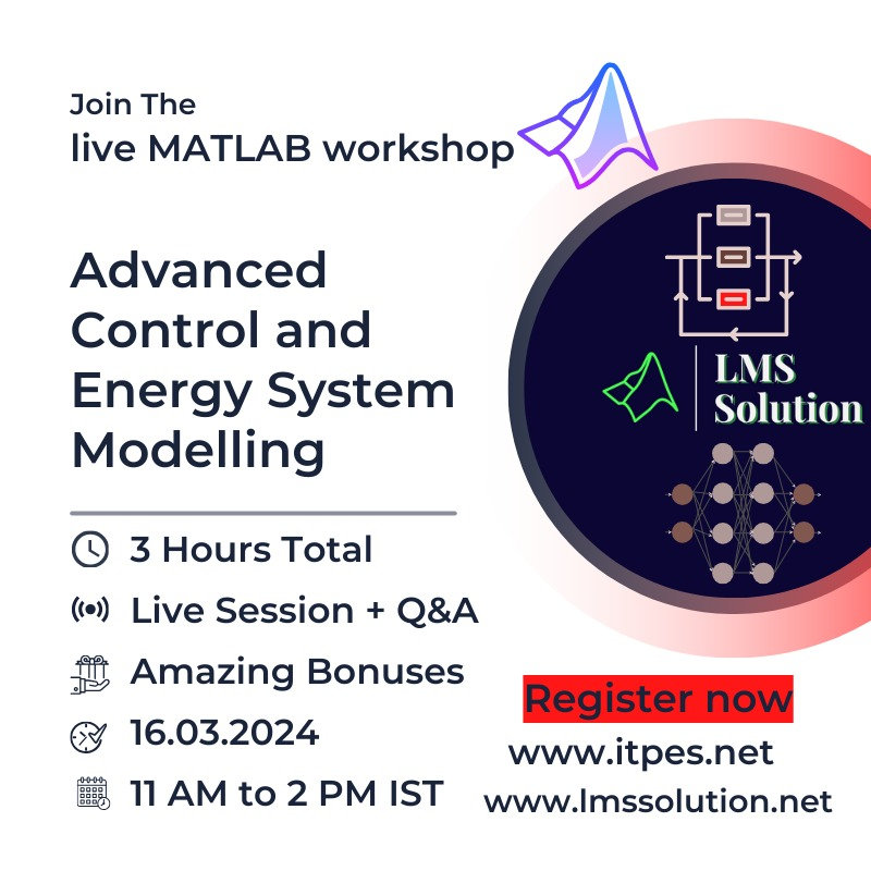 Online Matlab Workshop Advanced Control And Energy System Modelling 