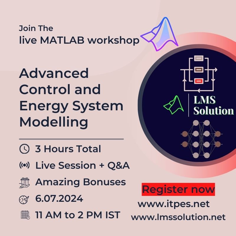 Online Matlab Workshop Advanced Control And Energy System Modelling
