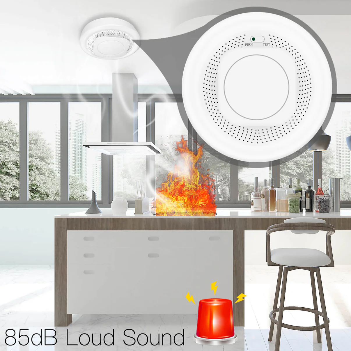ZIGBEE SMOKE DETECTOR | ISH - KUWAIT