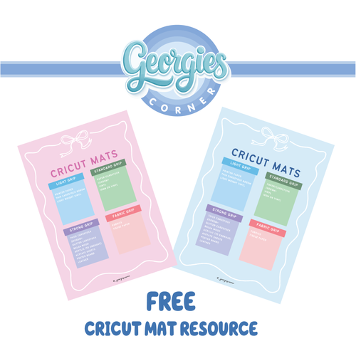 Cricut Mat Cheat Sheet | My Site