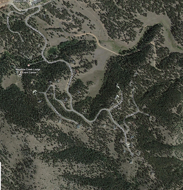 Douglass Ranch Wildire Threat map