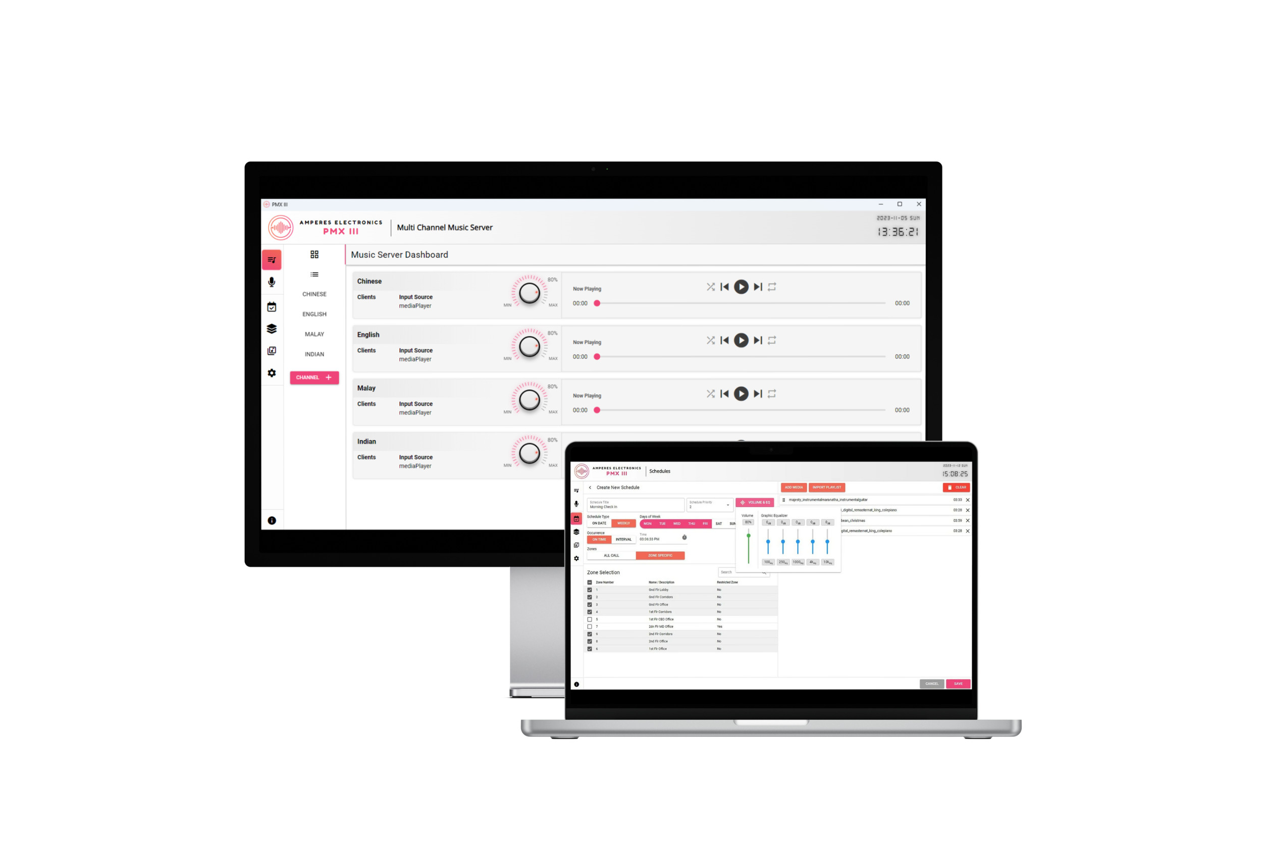 Integrated IP-based PA Management Software | Multi-Channel BGM & Paging ...