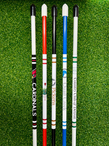 Custom Logo Golf Alignment Sticks | 30 Sticks | RangeStick Golf