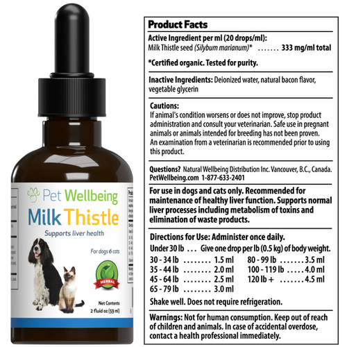 Milk Thistle Liver Supplement for Cats | Healthy Cat