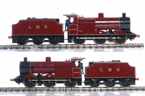 O Gauge - Fowler 4F 0-6-0 "4548" Locomotive & Tender in LMS Crimson By ...