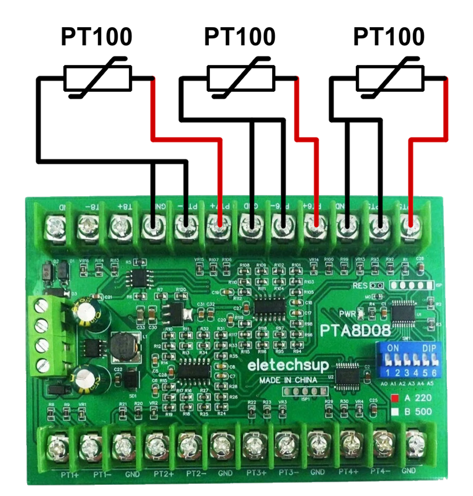 Sensor PT100 com Arduino e ESP32