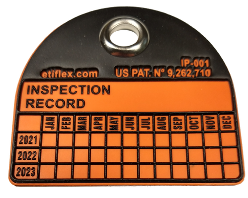 Monthly Inspection Tag Kits & Refills | Etiflex Corp