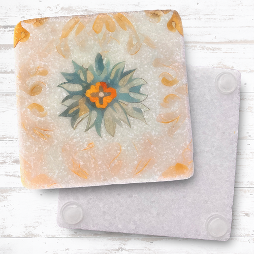 Tumbled Marble Coaster | eagleasap