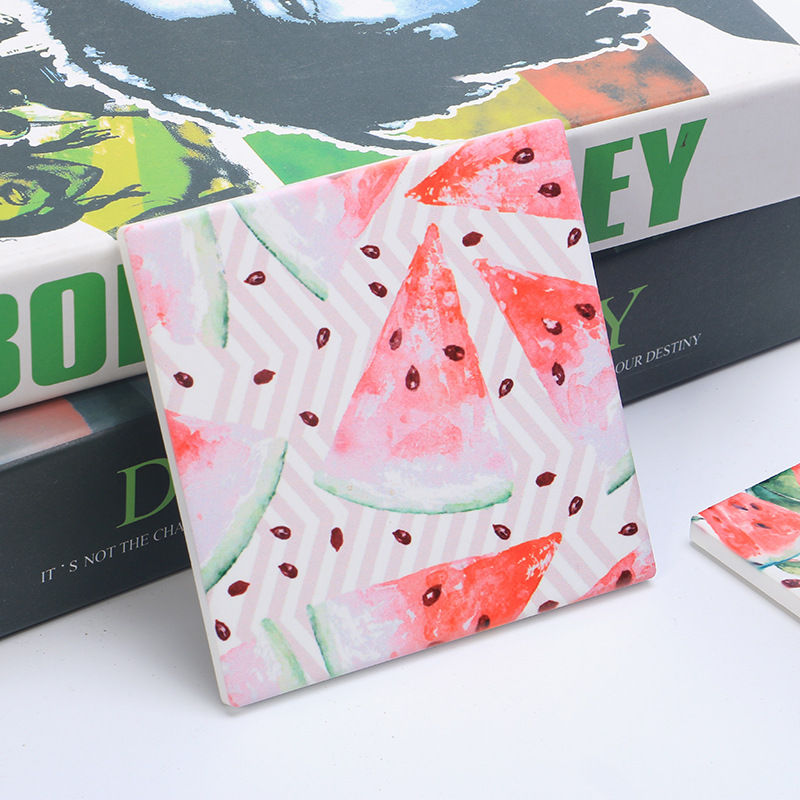 Square Absorbent Stone Coaster | eagleasap