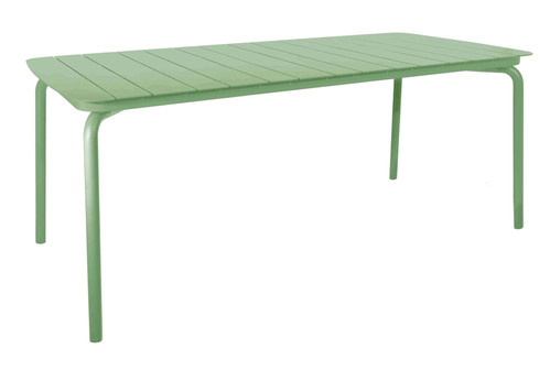 Brace Rectangle Aluminium Slatted Table | JAFS