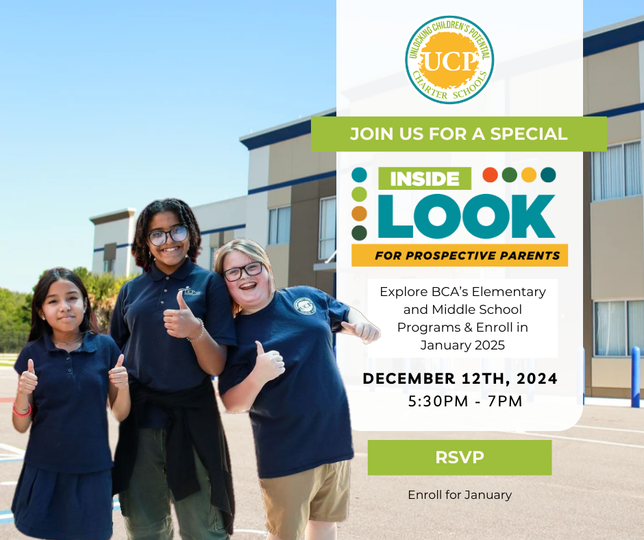 BCA Inside Look: Ready to Enroll for January 2025! | UCP Charter School