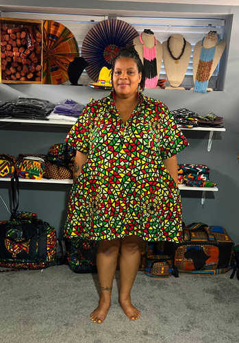 Mini Tent Dress with collar | NSAA Creations