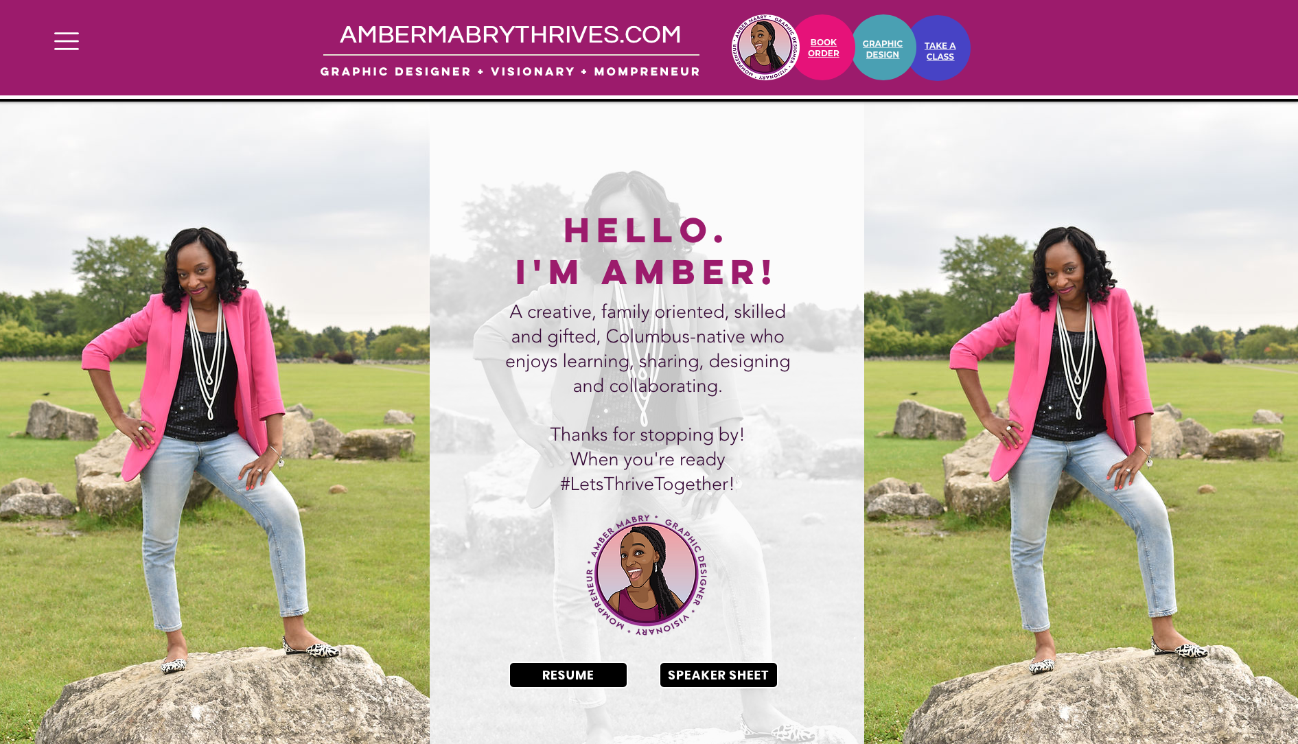 Amber Mabry | Graphic Designer | Mompreneur