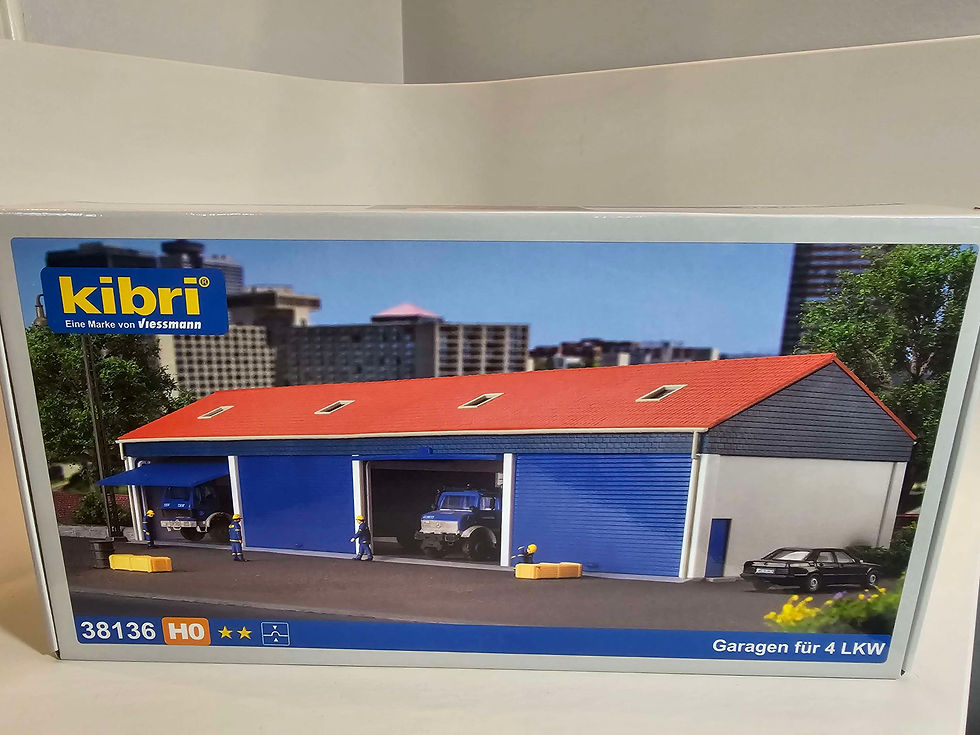 Kibri Garage for 4 trucks 38136 HO Scale | Mysite