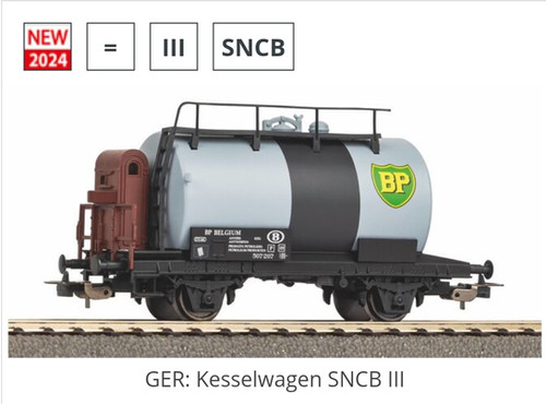 Piko SNCB BP Tank Car 54688 HO Scale DC | Mysite
