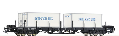 Roco NS United States Lines Container Car 76714 HO Scale DC | Mysite