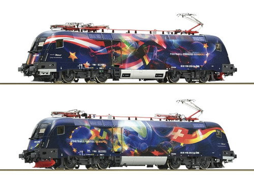 Roco Football unites Europe Rh 1116 Electric Locomotive 7500062 HO ...