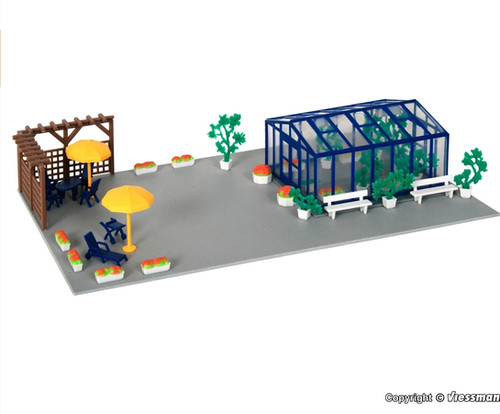 Kibri Greenhouse with light 38634 HO Scale | Mysite