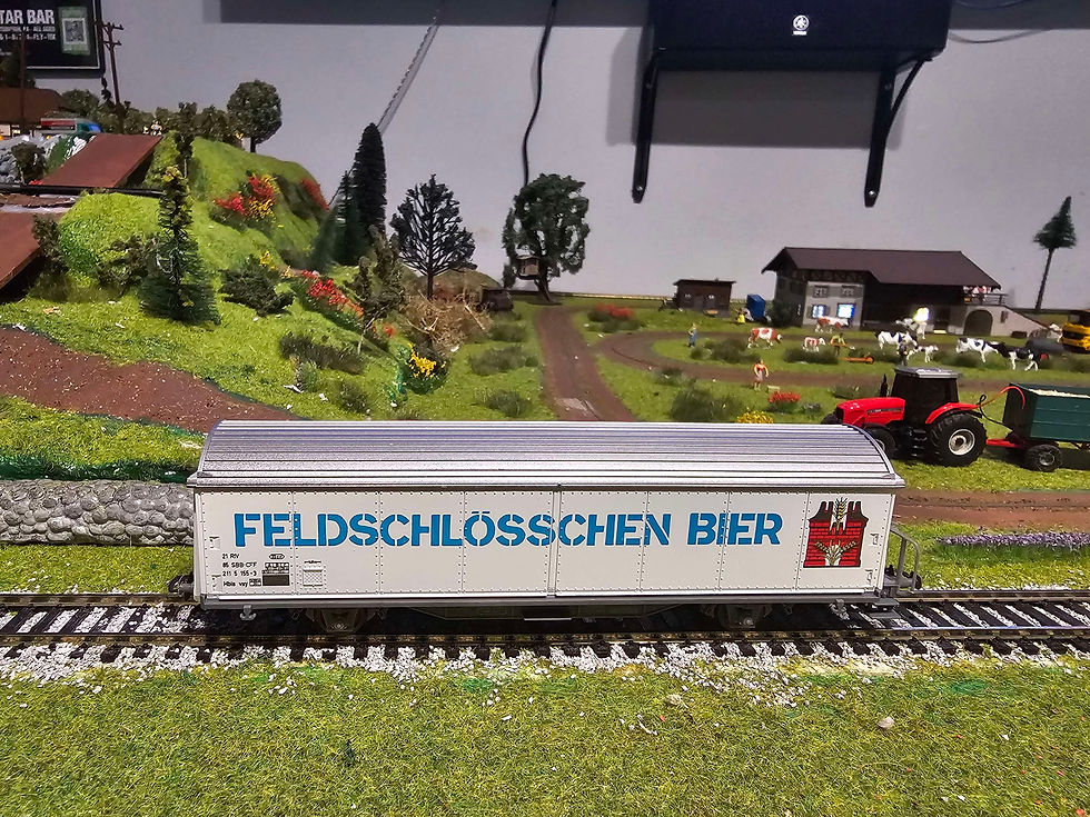 Roco SBB CFF Feldschlossen beer car 4340c HO Scale AC | Mysite