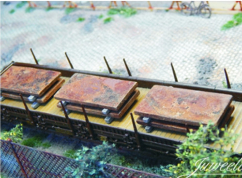 Juweela Rusty Metal Slabs load 28301 HO scale | Mysite