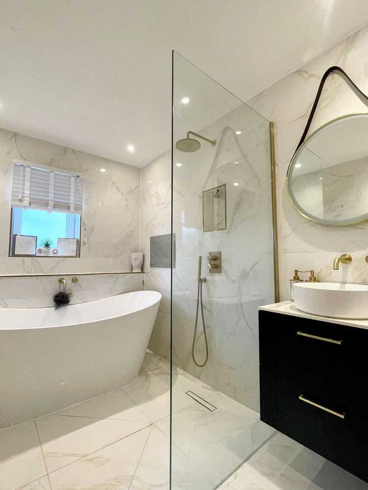 Showstopping Bathroom Transformation - @93_the_reno’s | James ...