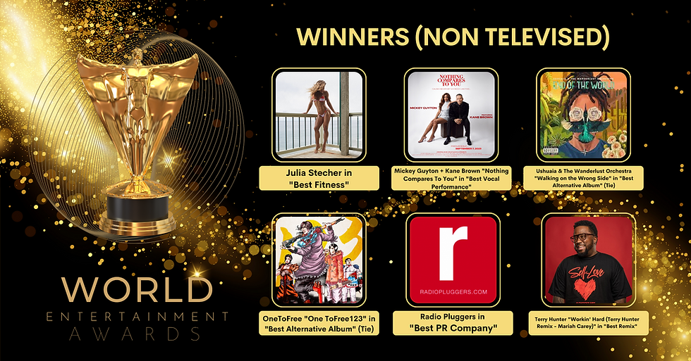 WINNERS | World Entertainment Awards