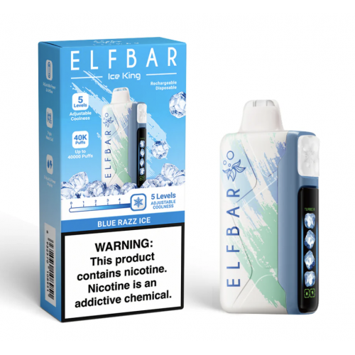 Salto Elfbar King 40K Blue Razz Ice | Elrefugiouy