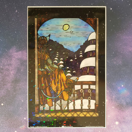 Celadon Cover Art Holographic Poster | Katie Silverwings
