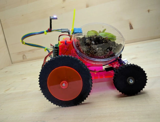 Plantoid: The open source Arduino based organic plant robot