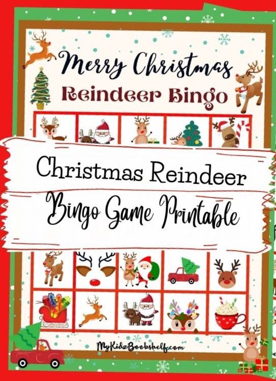 Christmas Reindeer Bingo Free Printable