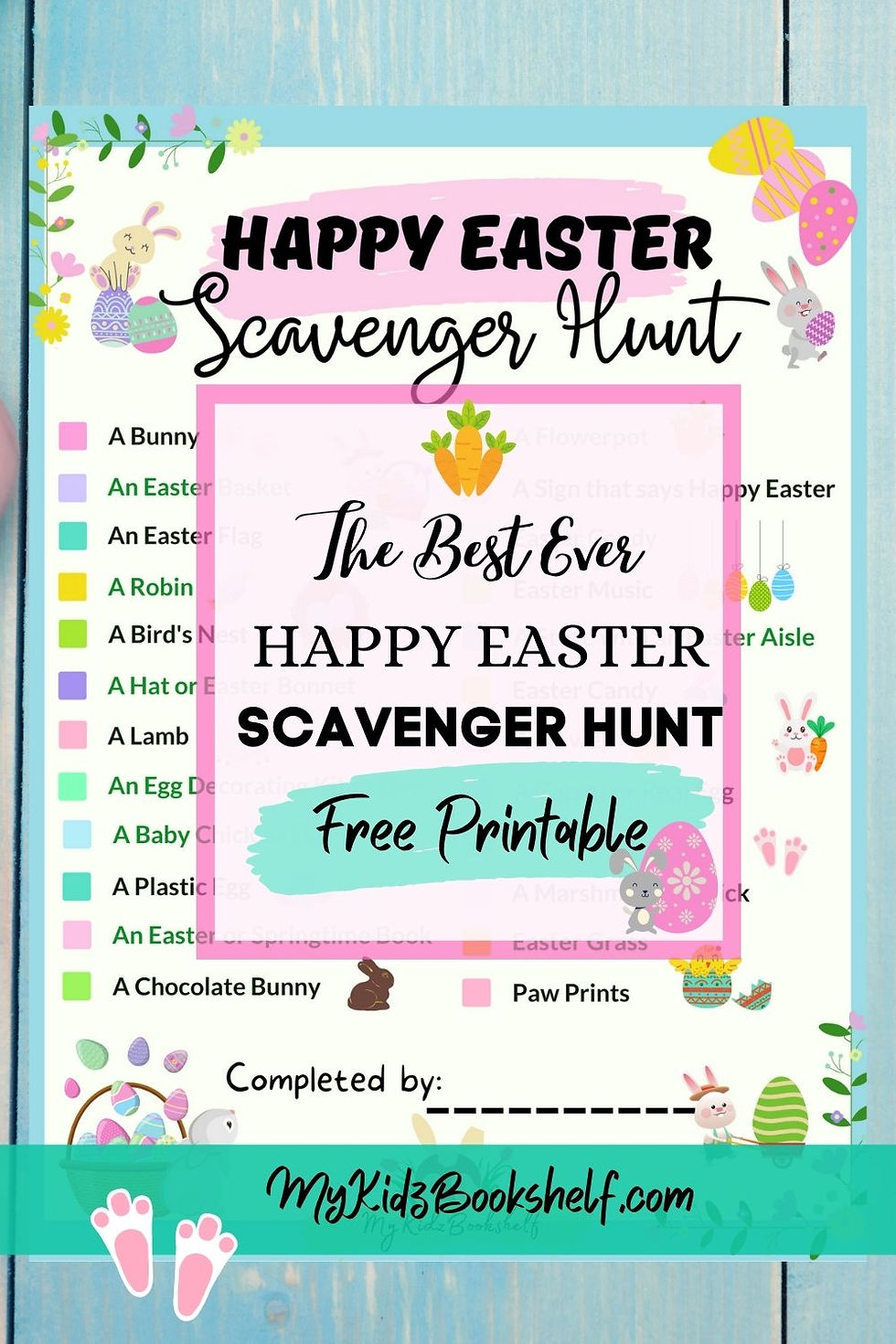 The Best Easter Scavenger Hunt Free Printable!
