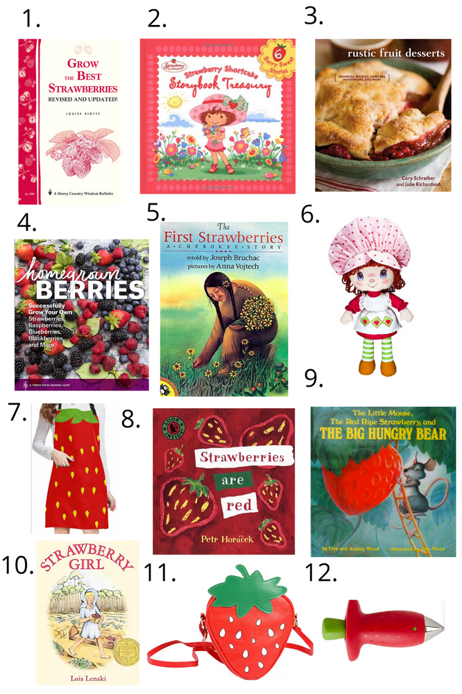 Our Scrumptious Strawberry Scone Recipe + Berry-Themed Books & Gifts!