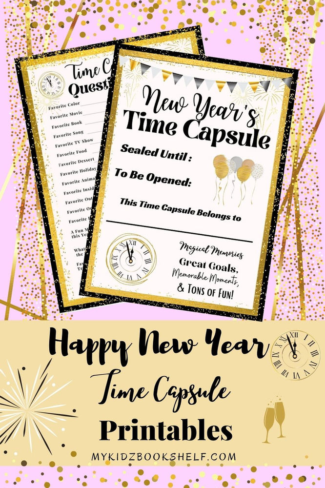 Celebrate the New Year with a Fun Family Time Capsule and Free Printable!