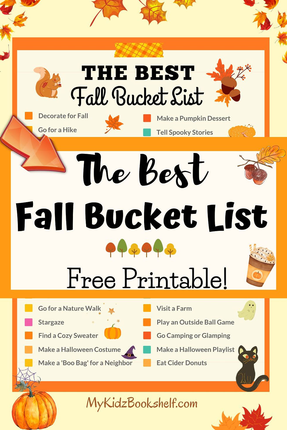 The Best Fall Bucket List Free Printable for a Super Fun Autumn!