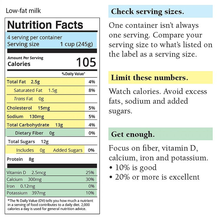 Nutrition labels 101: | SacKid Wellness