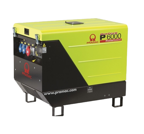 Pramac P6000 Diesel 3 Phase 5.1kw Generator | Edge Technology