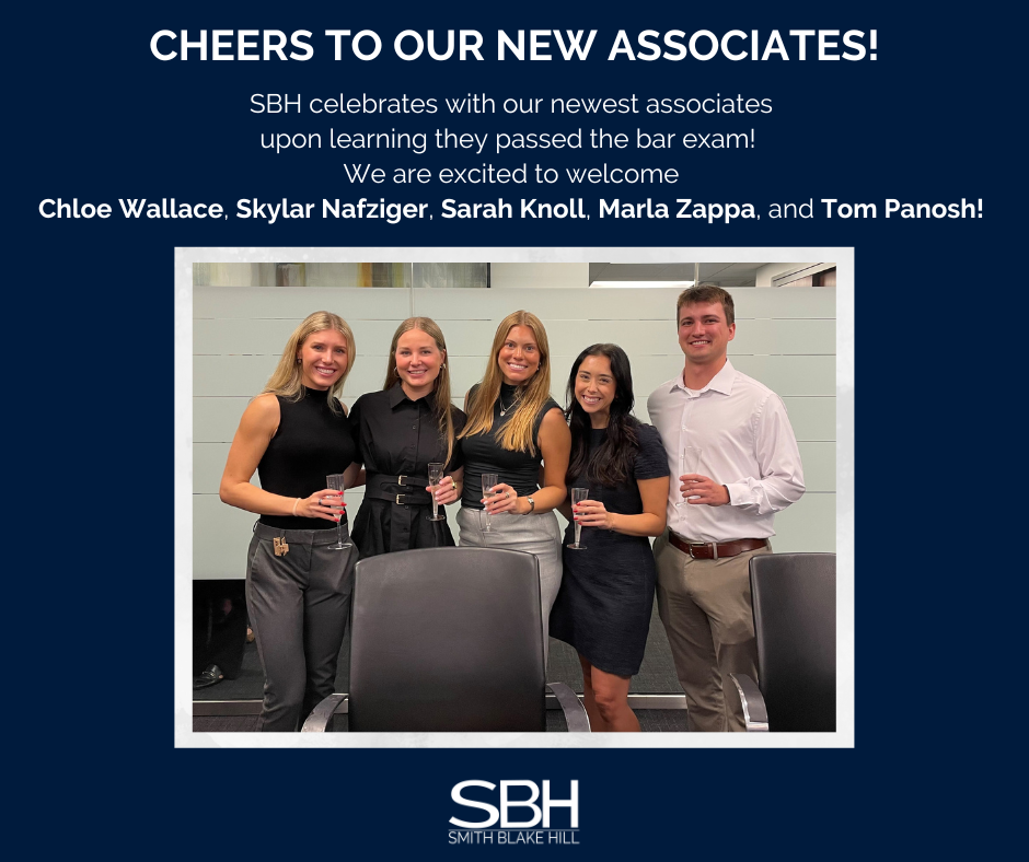SBH Celebrates With Our Newest Associates!