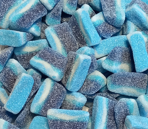 Vidal Sour Blue Raspberry Slices | Momma Bears Sweets
