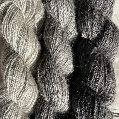 Mix 3 shades - Gotland Lamb Yarn | gotland-sheep-wool