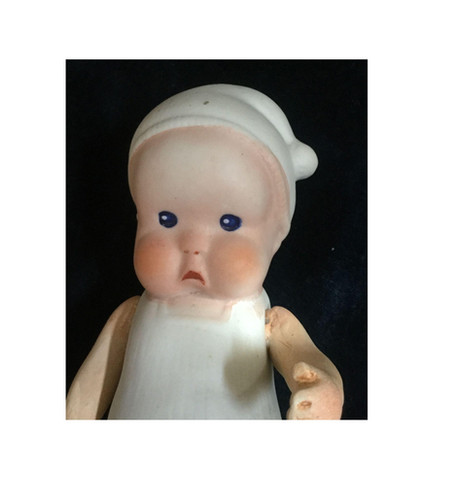 ALL-BISQUE DOLLS: HeBee or SheBee 5” (14 cm.) | Dolls & Etc