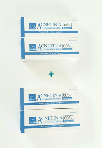 Acnetin-A 0.05% 10g, Buy 2 get 2 free tubes (4 tubes), Tretinoin cream ...