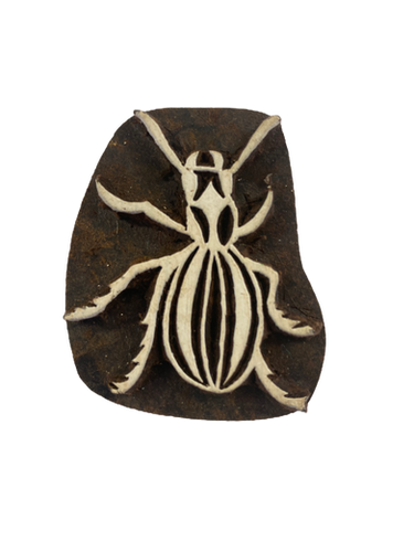 Melon Beetle Wooden Block - 2" | Mellymade Designs