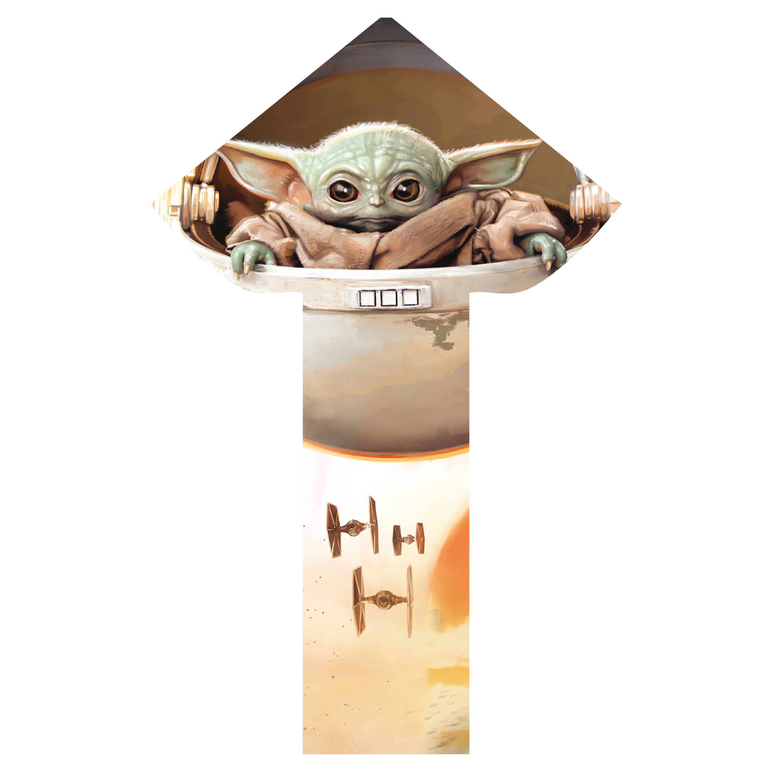 SkyFlier Delta Star Wars The Mandalorian The Child Licensed Kite | X ...
