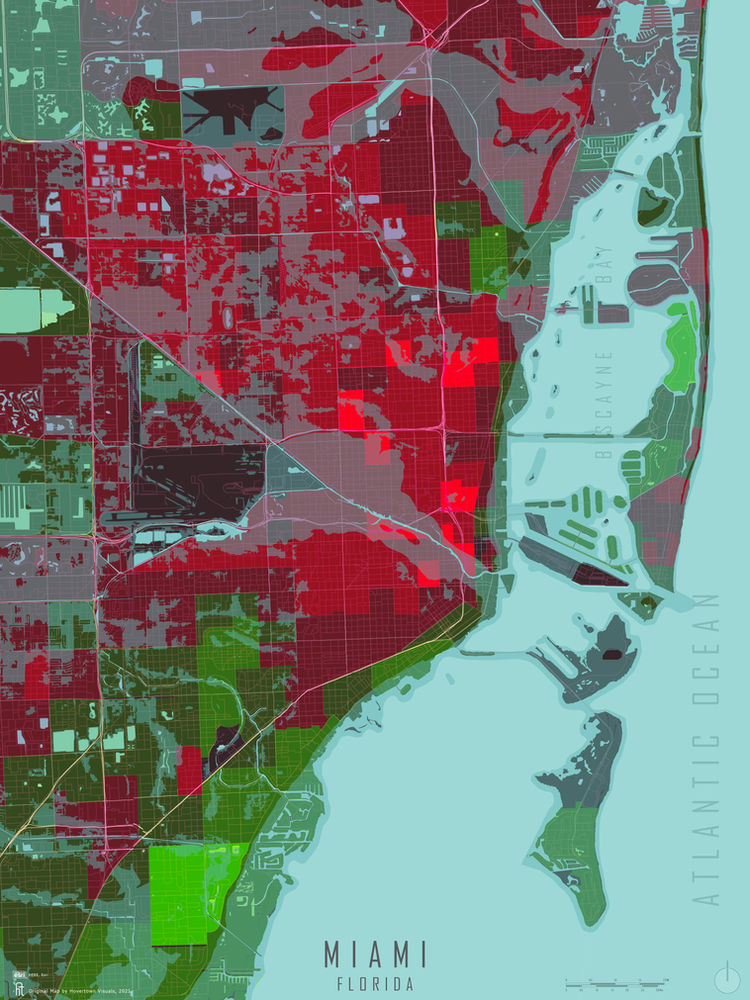 Rising Waters: Flood Risk Zones in Miami, FL