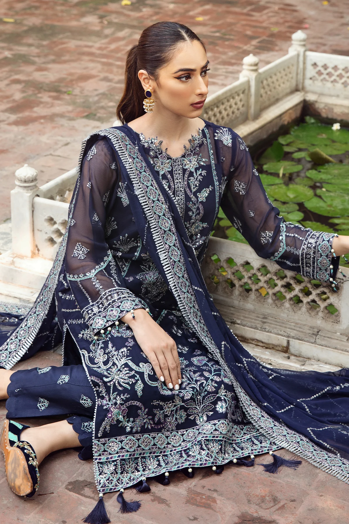 Chiffon Suit by Alizeh in Bangalore | TheFzami