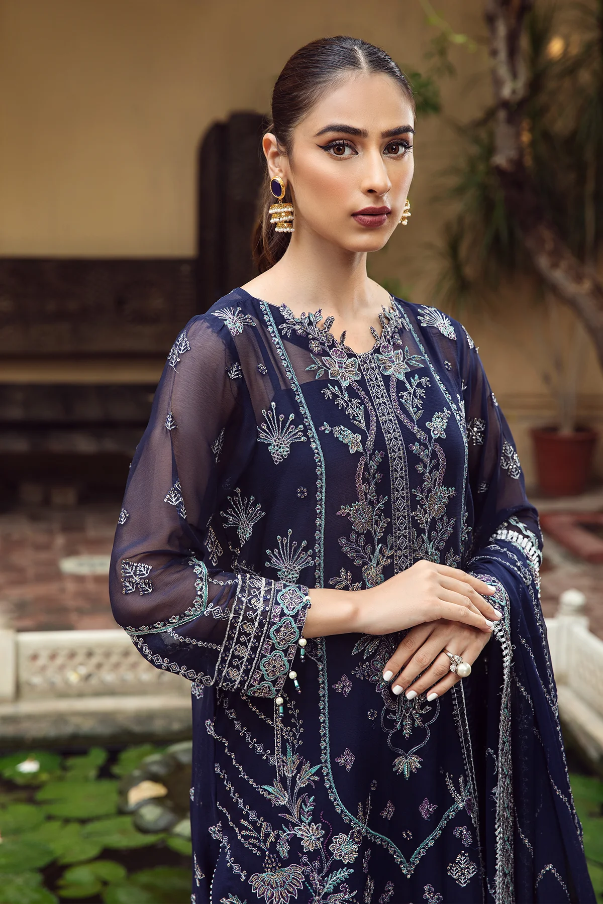 Chiffon Suit by Alizeh in Bangalore | TheFzami