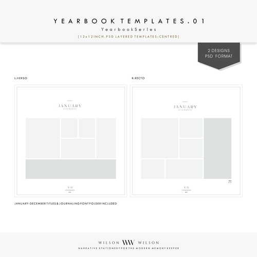 Yearbook Template 01 | Wilson | Wilson