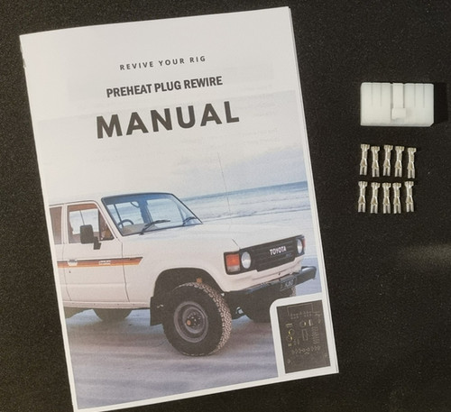 HJ47 HJ60 HJ75 Plug Rewire Kit for Preheater Fuel Relay | Revive Your Rig