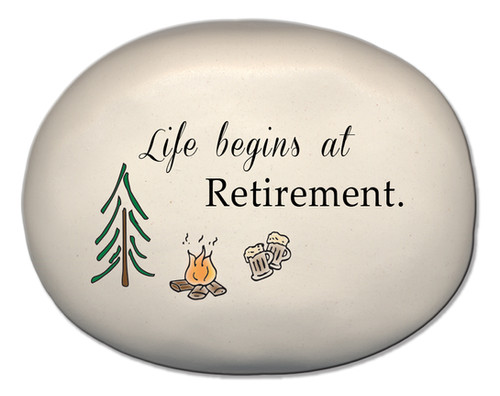 "Life begins at Retirement" | August Ceramics Gift